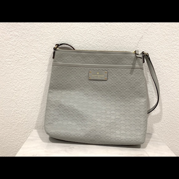 kate spade | Bags | Kate Spade Grey Crossbody | Poshmark